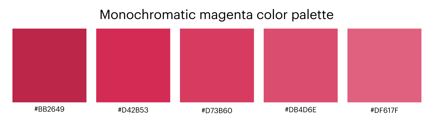 Design With The Pantone Color Of The Year With 6 Viva Magenta Color 